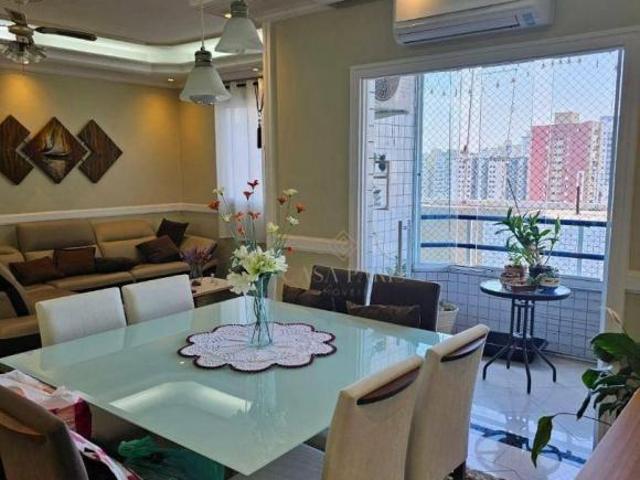 Apartamento com 3 dormitórios à venda, 128 m² por R$ 770.000,00 Canto do Forte Praia Grande/SP