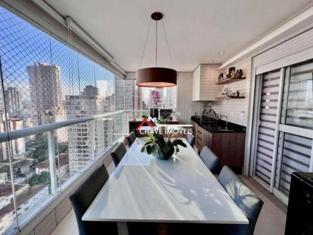 Apartamento à venda, 129 m² por R$ 2.050.000,00 Boqueirão Santos/SP