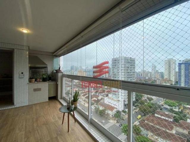 Apartamento à venda, 131 m² por R$ 1.850.000,00 Embaré Santos/SP