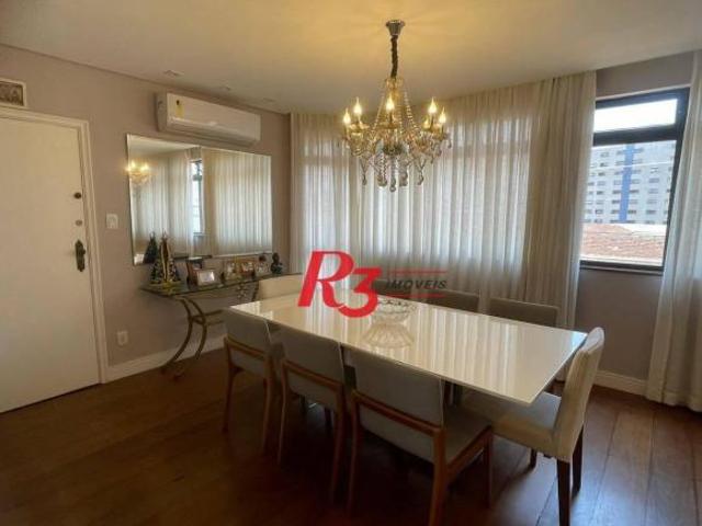 Apartamento à venda, 132 m² por R$ 1.100.000,00 Boqueirão Santos/SP