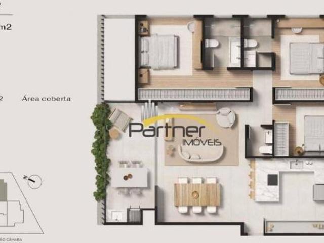 Apartamento à venda, 132 m² por R$ 2.323.359,00 Bigorrilho Curitiba/PR