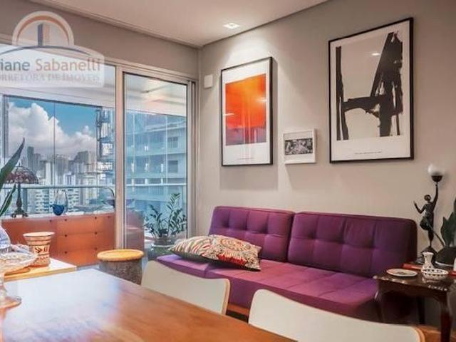 Apartamento à Venda 1 dormitório, 1 vaga, 49m2 no Brooklin