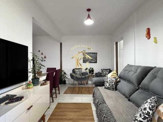 Apartamento à venda 1 quarto mobiliado com sacada no Canto do Forte/Praia Grande