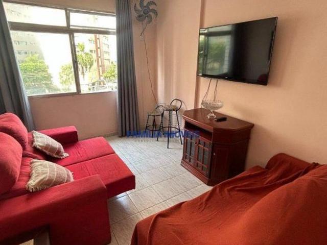Apartamento à venda 1 quarto com vista mar José Menino Santos/SP