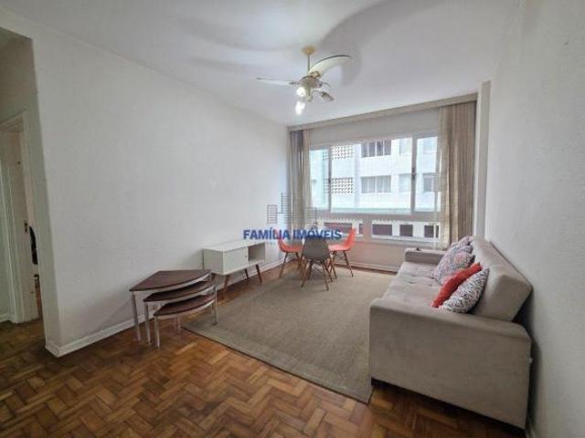 Apartamento à venda 1 quarto frente praia Embaré Santos/SP