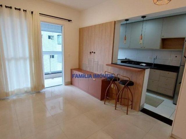 Apartamento à venda 1 quarto lavabo mobiliado Embaré Santos/SP