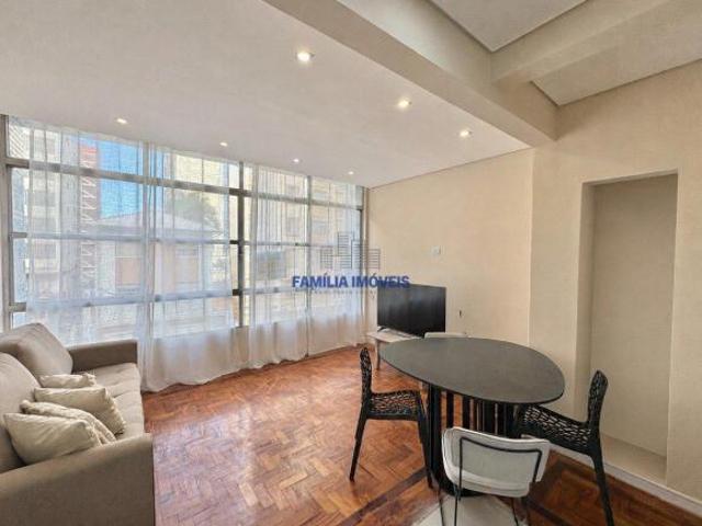 Apartamento à venda 1 quarto próximo praia Boqueirão Santos/SP