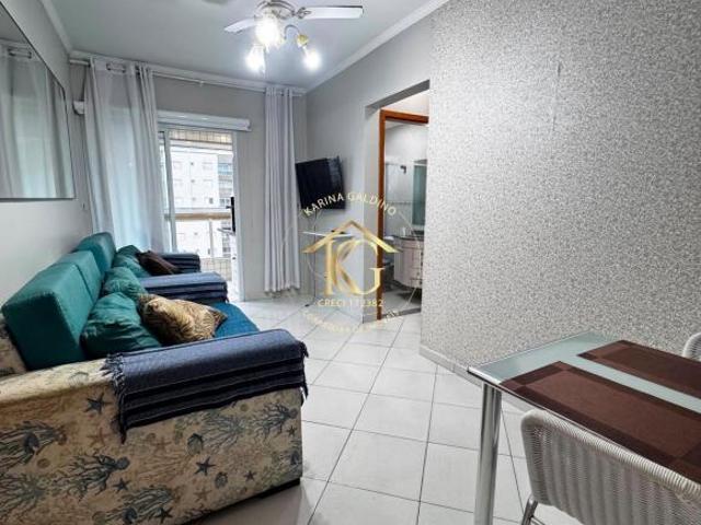 Apartamento Á Venda 1 Quarto Sacada Gourmet Vista Mar Aviação Praia Grande