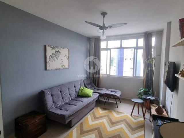Apartamento à Venda – 1 Quarto – Vista Mar – José Menino – Santos