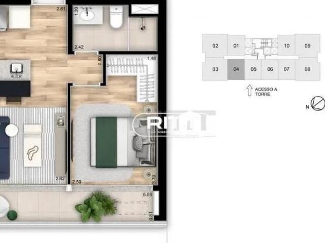 Apartamento à venda 1 Quarto, 1 Suite, 1 Vaga, 36M², Vila Itapura, Campinas SP My Way GUANABARA