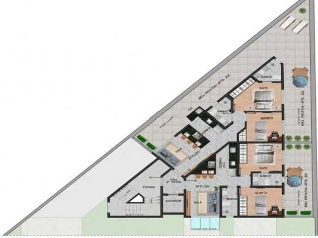 Apartamento à venda, 1 quarto, 1 suíte, 2 vagas, Funcionários Belo Horizonte/MG