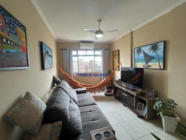 Apartamento a venda 1 quarto 51 m² garagem demarcada Macuco Santos/SP