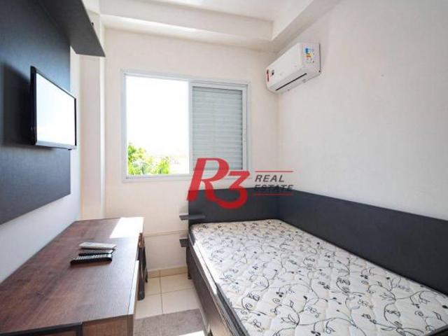 Apartamento à venda, 27 m² por R$ 320.000,00 Macuco Santos/SP