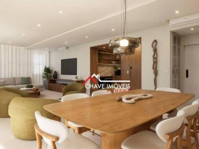 Apartamento com 3 dormitórios à venda, 220 m² por R$ 3.090.000,06 Boqueirão Santos/SP