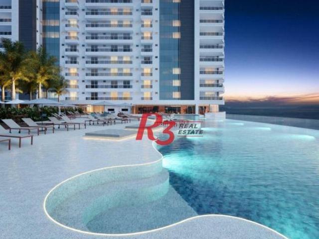 Apartamento com 3 dormitórios à venda, 227 m² por R$ 6.100.000,00 Ponta da Praia Santos/SP