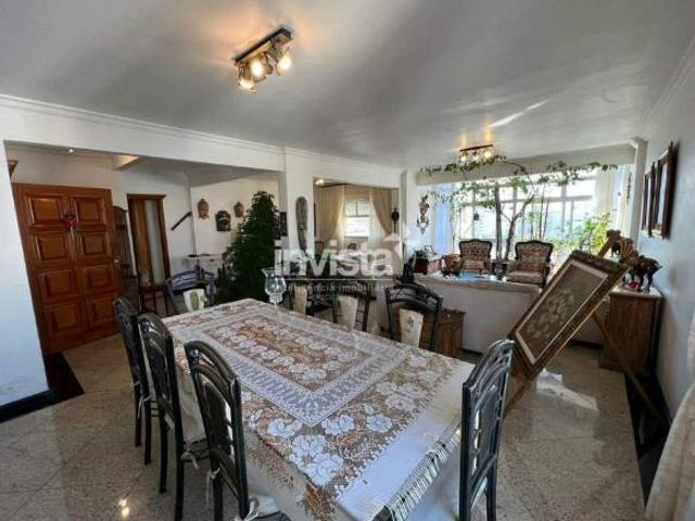 Apartamento à venda, 228 m², um por andar, elevador privativo, 3 Dormitórios, Gonzaga Santos