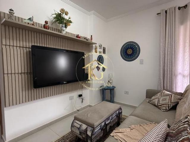 apartamento a venda 2 dormitórios 1 suíte semi mobiliado Canto do Forte/Pg