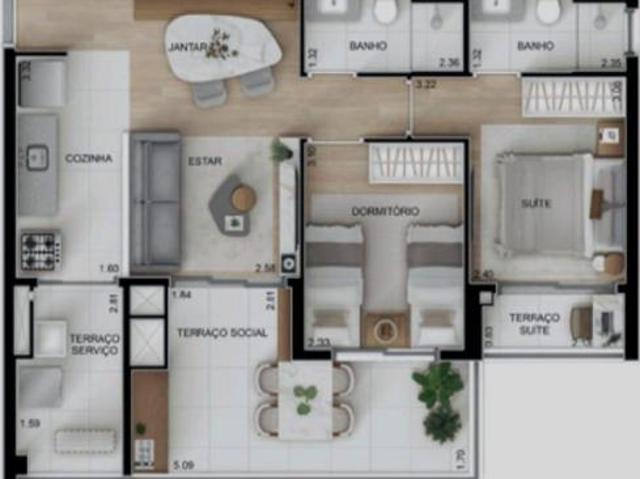 Apartamento a venda 2 dormitórios Alto do Ipiranga São Paulo SP