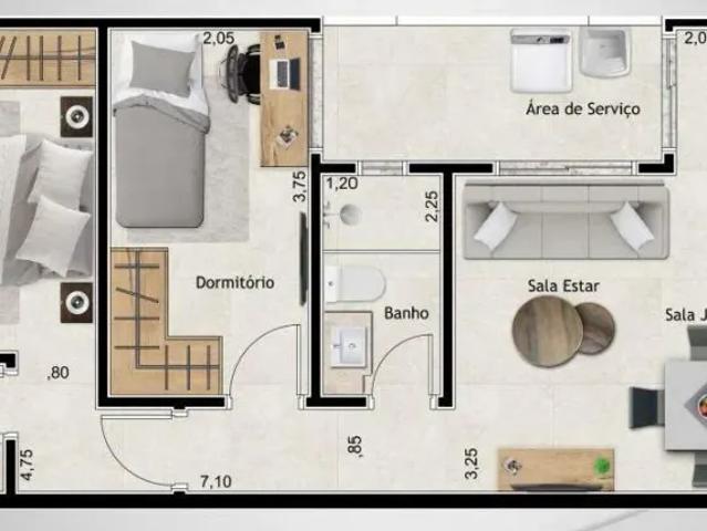Apartamento 50 M² localizado No Bairro Centro Santo André SP