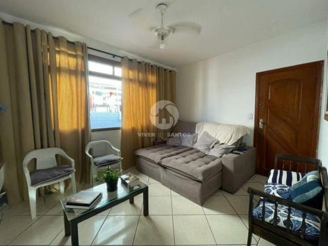 Apartamento à venda, 2 quartos, 1 suíte, 1 vaga, Embaré Santos/SP