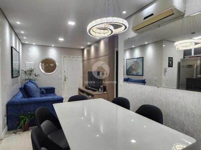 Apartamento à venda, 2 quartos, 1 suíte, 1 vaga, Marapé Santos/SP