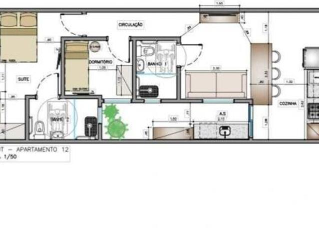 Apartamento à venda 2 quartos 1 suíte 1 vaga Stella Santo André SP