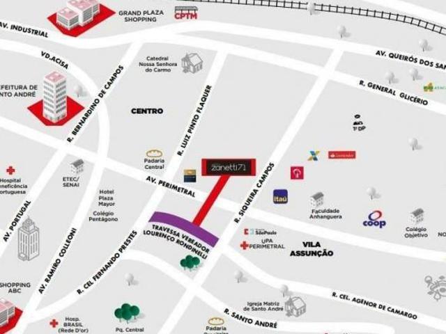 Apartamento à venda 2 quartos 1 vaga Centro Santo André SP