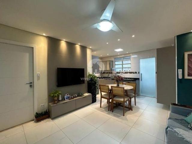 Apartamento à venda, 2 quartos, 1 vaga, Macuco Santos/SP