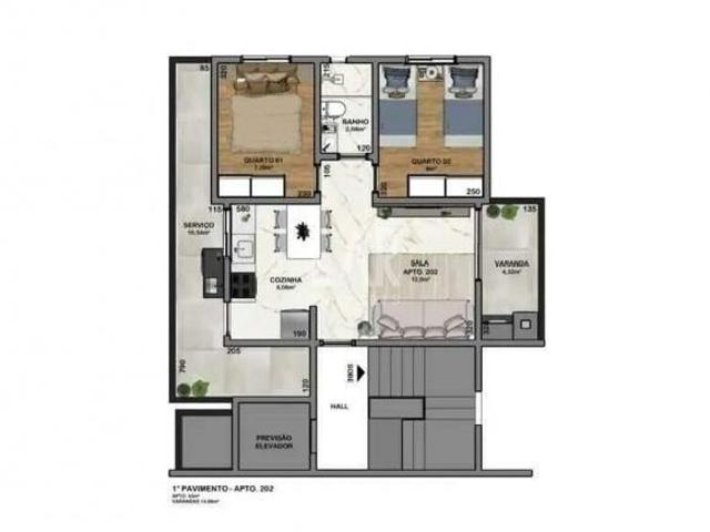 Apartamento à venda, 2 quartos, 1 vaga, São João Batista Belo Horizonte/MG