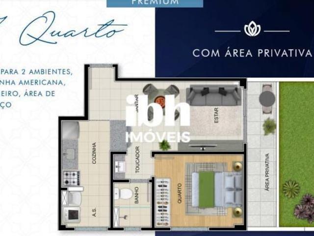Apartamento à venda, 2 quartos, 1 vaga, Santa Efigênia Belo Horizonte/MG