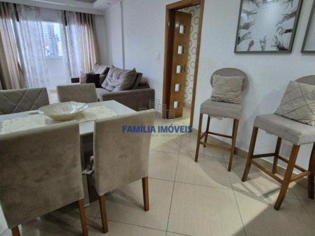 Apartamento à venda 2 quartos vaga demarcada Campo Grande Santos SP