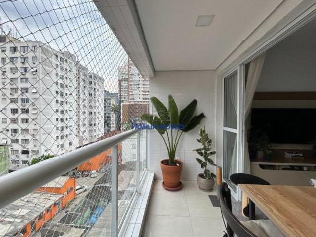 Apartamento à venda 2 quartos varanda lazer Gonzaga Santos/SP