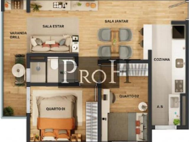 Apartamento à venda 2 quartos Baeta Neves São Bernardo