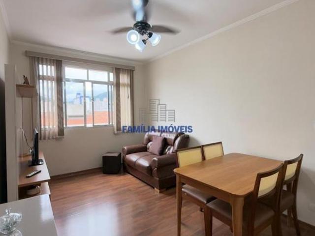 Apartamento à venda 2 quartos de frente no Campo Grande Santos/SP