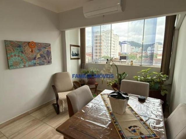 Apartamento a venda 2 quartos e dependência Campo Grande Santos/SP