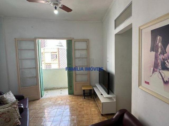 Apartamento à venda 2 quartos e sacada vista mar José Menino Santos