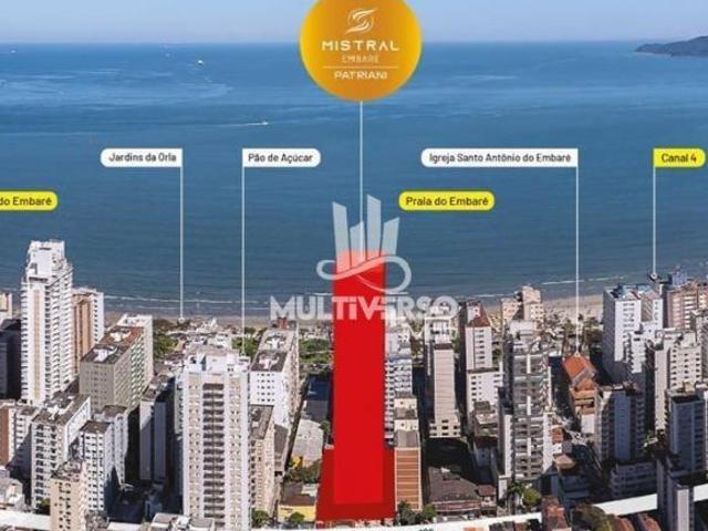 Apartamento à venda, 2 quartos no bairro Embaré em Santos