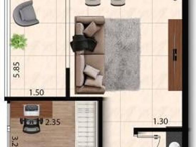 Apartamento à venda, 2 quartos no bairro Estuário em Santos