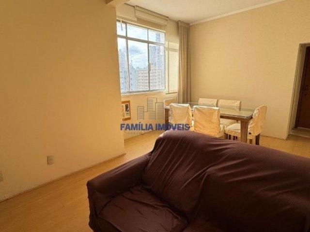 Apartamento à venda 2 quartos sacada de frente Boqueirão Santos/SP