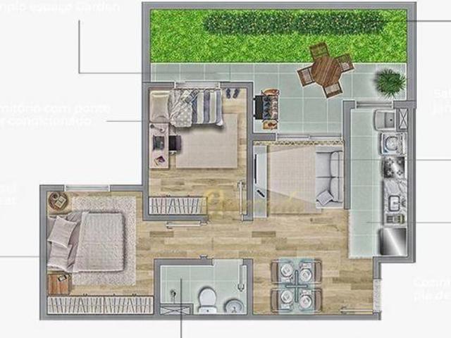 Apartamento à venda, 2 quartos, sacada, Edifício Somerville, Indaiatuba