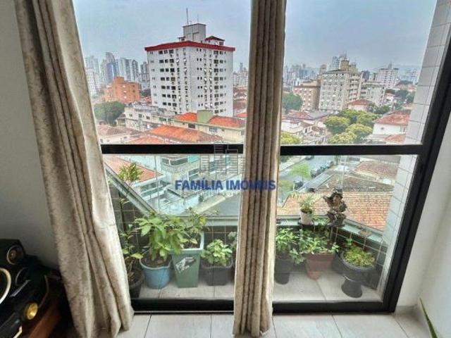 Apartamento a venda 2 quartos suíte vaga Embaré Santos/SP