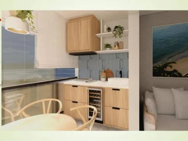 Apartamento com 1 dormitório à venda, 36 m² por R$ 325.000,00 Porto Novo Caraguatatuba/SP