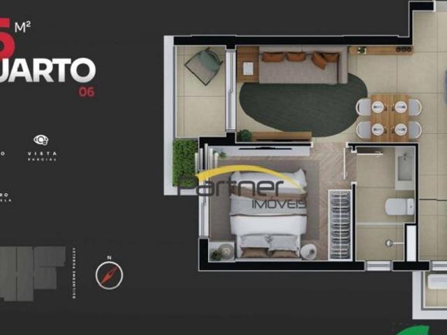 Apartamento à venda, 36 m² por R$ 428.065,00 Água Verde Curitiba/PR