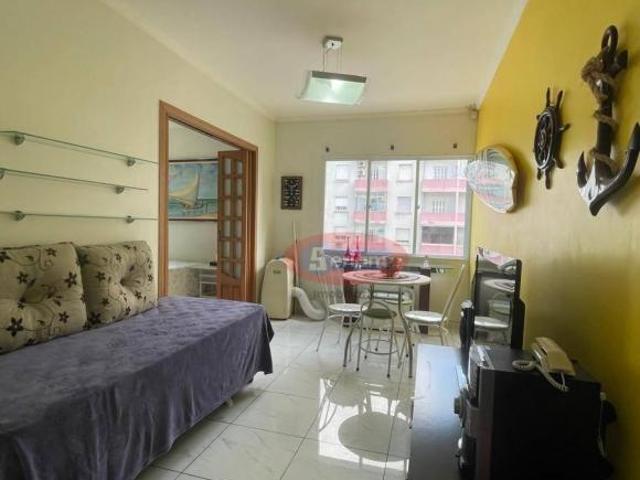 Apartamento à venda, 37 m² por R$ 390.000,00 Embaré Santos/SP
