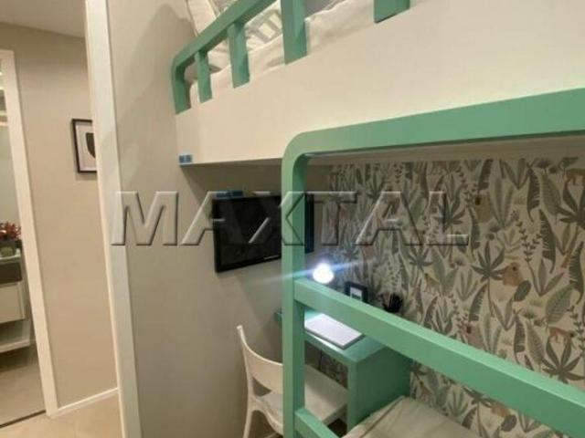 Apartamento à Venda ? 38 m² com Varanda, com 2 dormitórios, 1 banheir