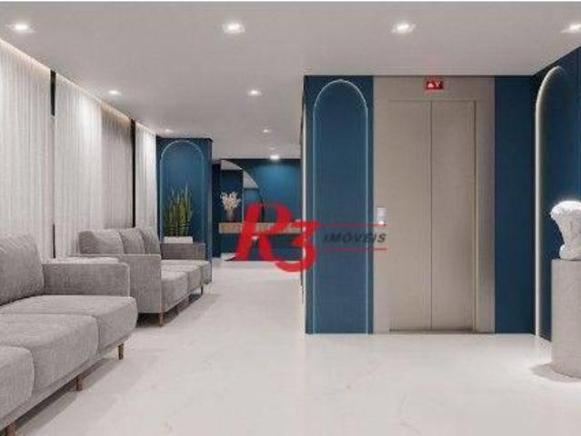 Apartamento à venda, 38 m² por R$ 560.000,00 Macuco Santos/SP
