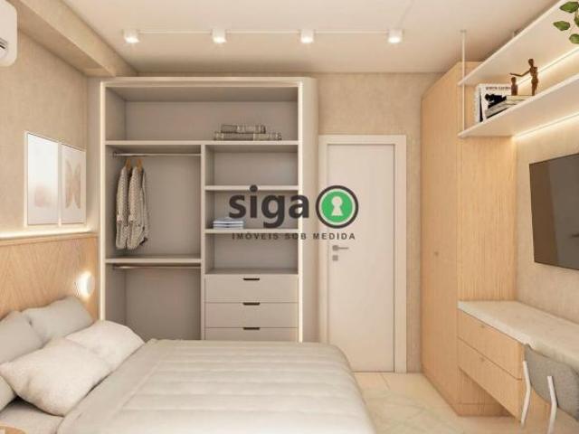 Apartamento á venda 38m² com 1 quarto, 1 vaga localizado no eixo Berrini x Chucrizaidan