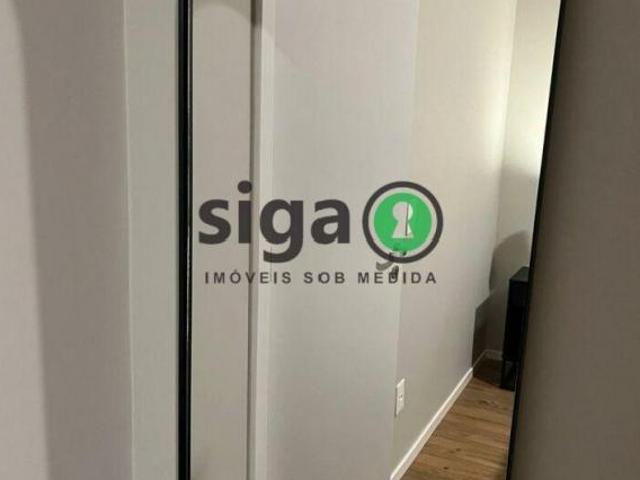 Apartamento á venda 38m² com vaga todo mobiliado localizado na Chácara Santo Antônio, São Paulo