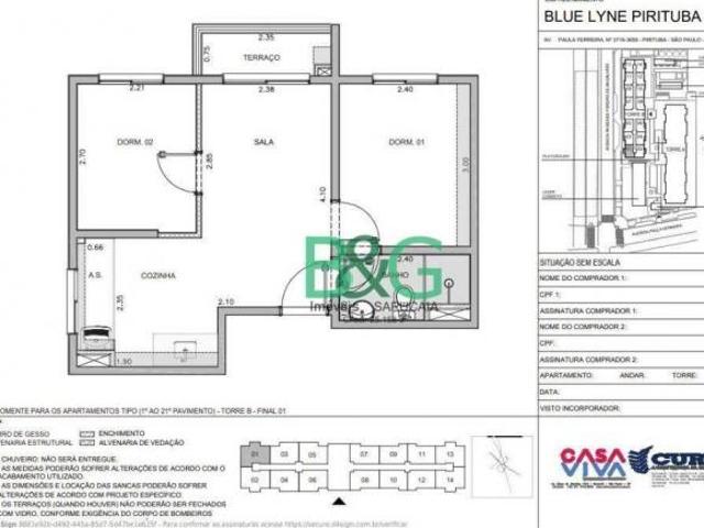 Apartamento à venda, 39 m² por R$ 285.000,00 Vila Pirituba São Paulo/SP