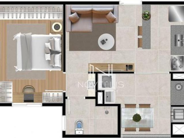 Apartamento à venda, 39 m² por R$ 410.000,00 Jardim Augusta São José dos Campos/SP
